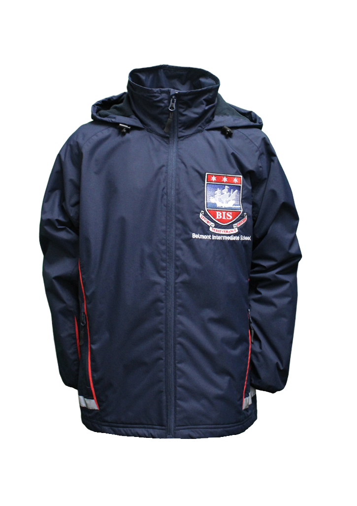 Belmont Intermediate Track Jacket Navy/Red | Belmont Intermediate